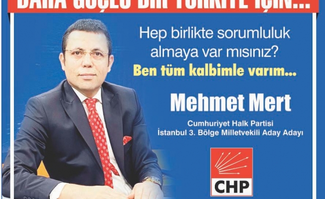 Mehmet Mert; daha güçlü bir Türkiye mümkün... - İstanbul Times - Anında ...